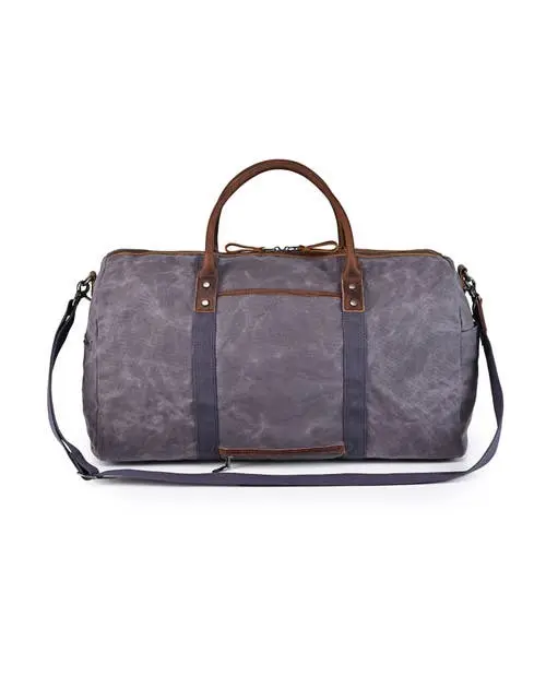 TSD BRAND Hillside Tough Weather Ready Duffel - Grey