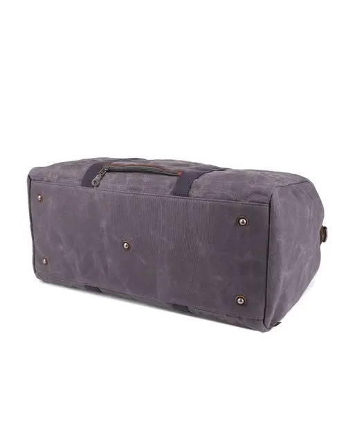 TSD BRAND Hillside Tough Weather Ready Duffel - Grey
