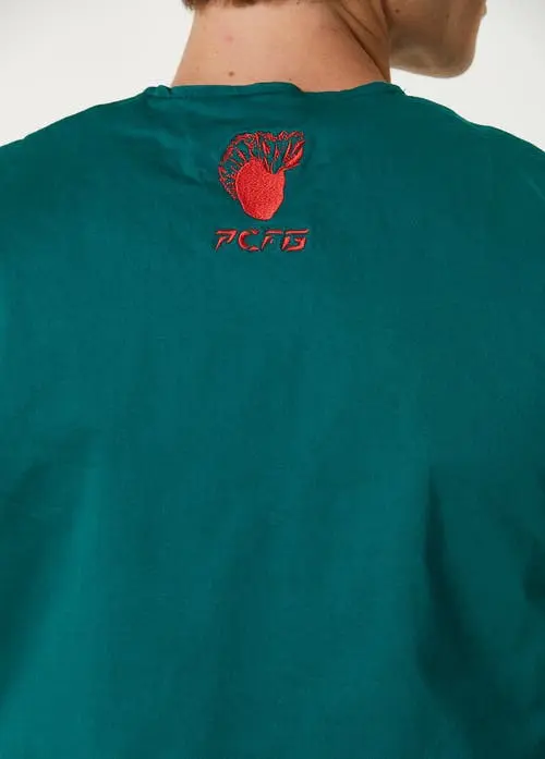 PCFG Cotton Woven Track Vest - Green