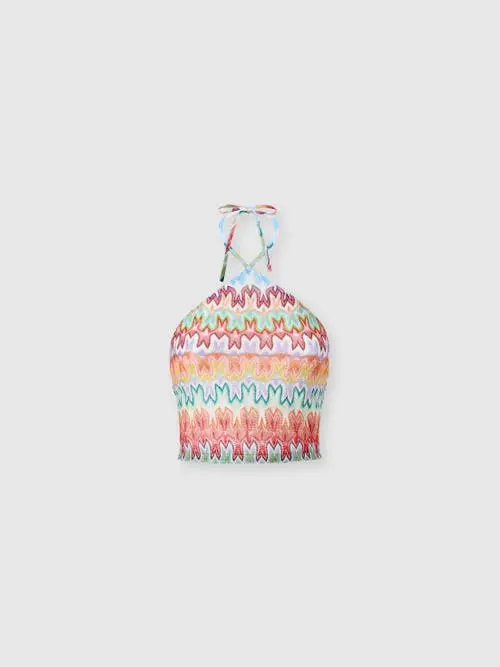 Missoni Viscose Halter Top - Multicoloured 2