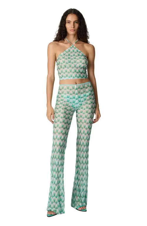 Missoni Viscose Halter Top - Multicoloured