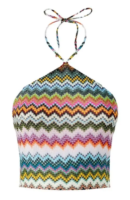 Missoni Lame Viscose Halter Top