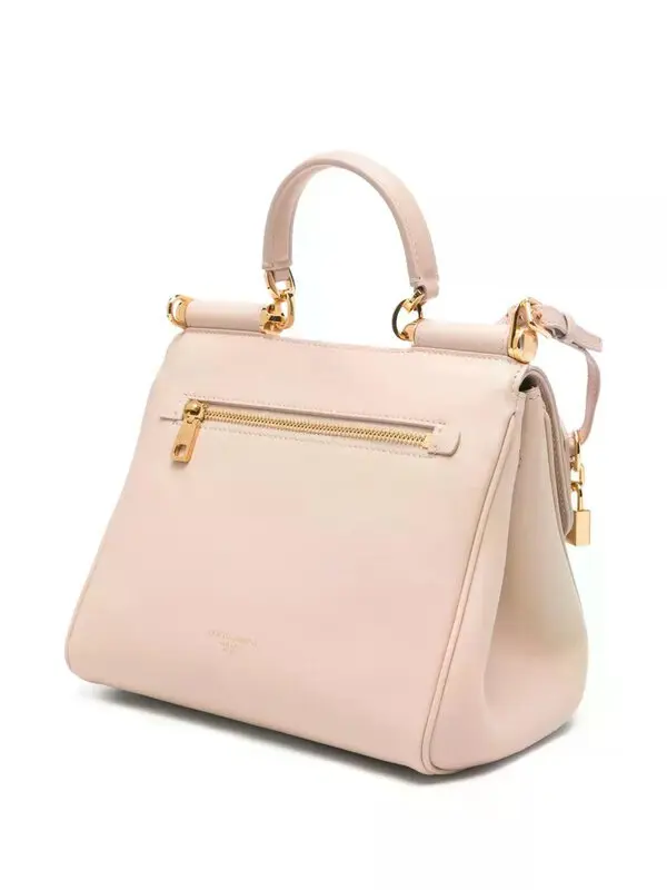 Dolce & Gabbana My Sicily Logo-plaque Tote Bag - Pink