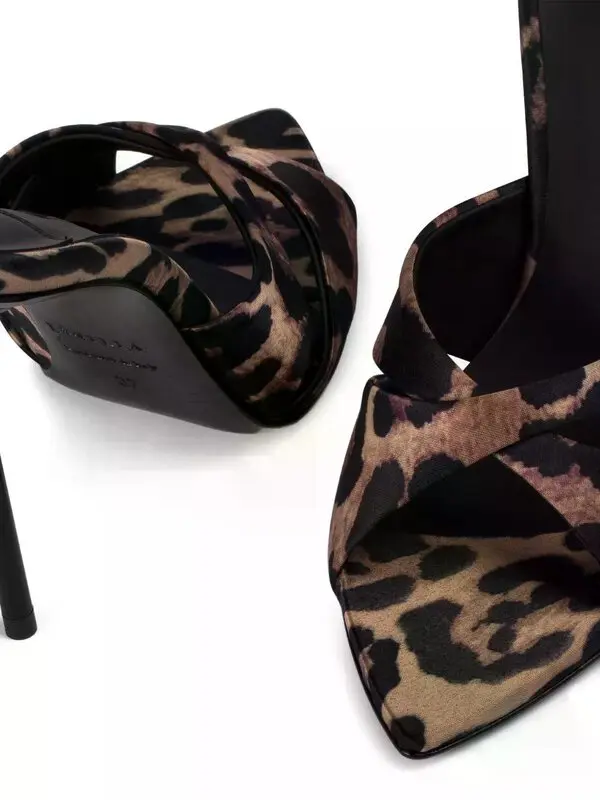 LE SILLA Shirley Leopard-print Mules