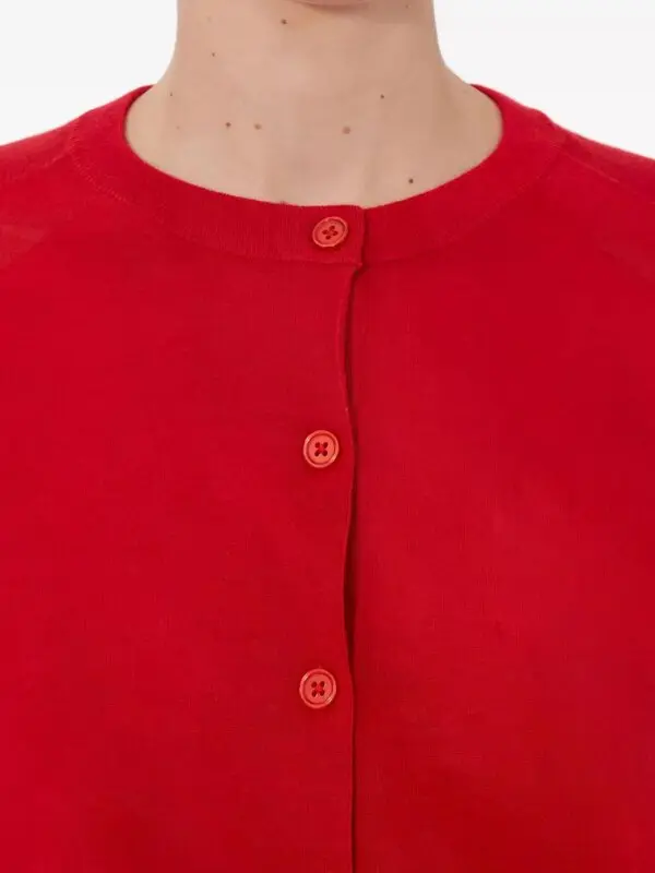 Loulou De Saison Kita Buttoned Cardigan - Red