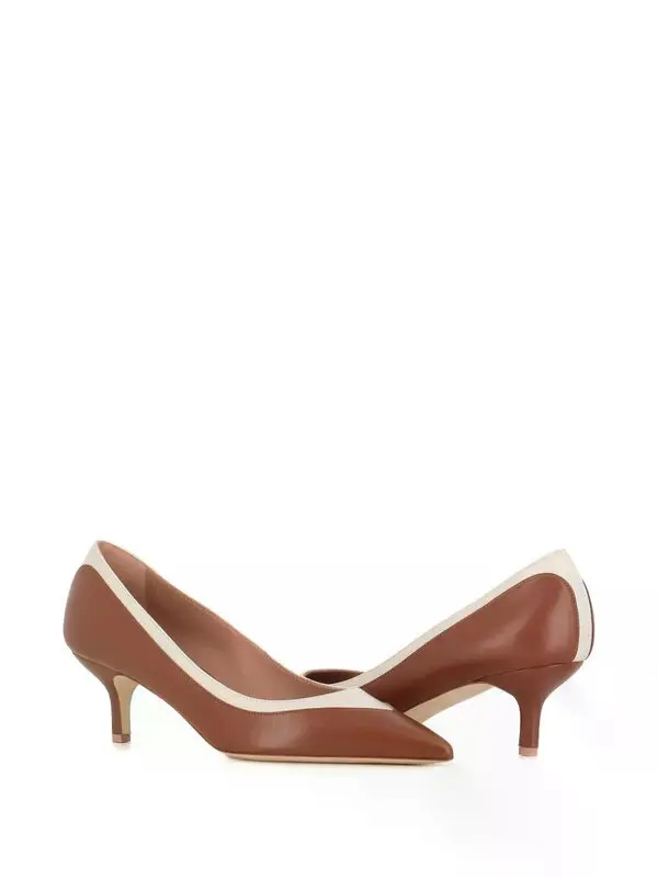 MALONE SOULIERS Pointed-toe Two-tone Pumps