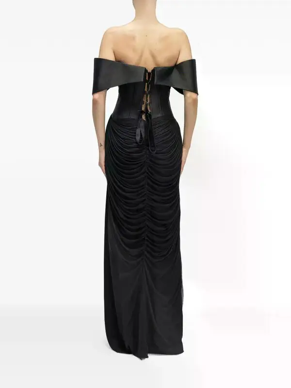 ARAFTU Off-the-shoulder Corset Gown