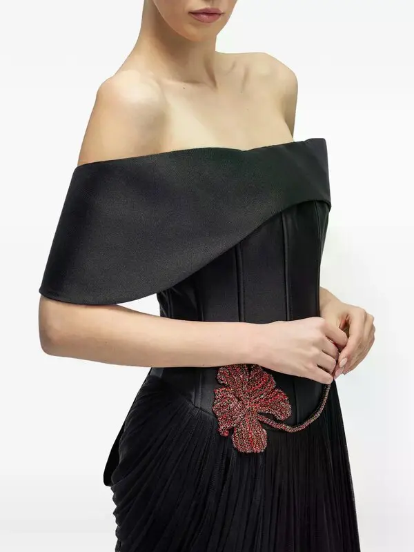 ARAFTU Off-the-shoulder Corset Gown