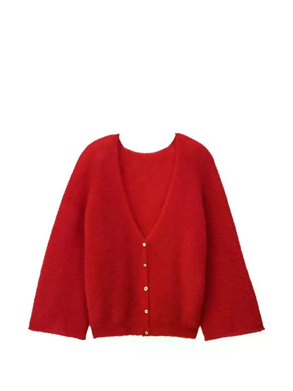 Ba&sh Isaac Buttoned Cardigan - Red