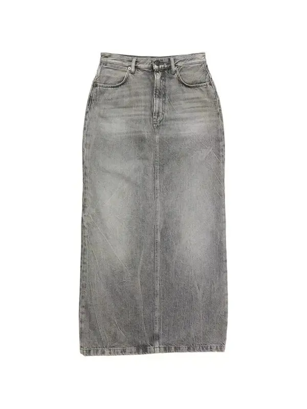Acne Studios Panelled Midi Skirt - Grey