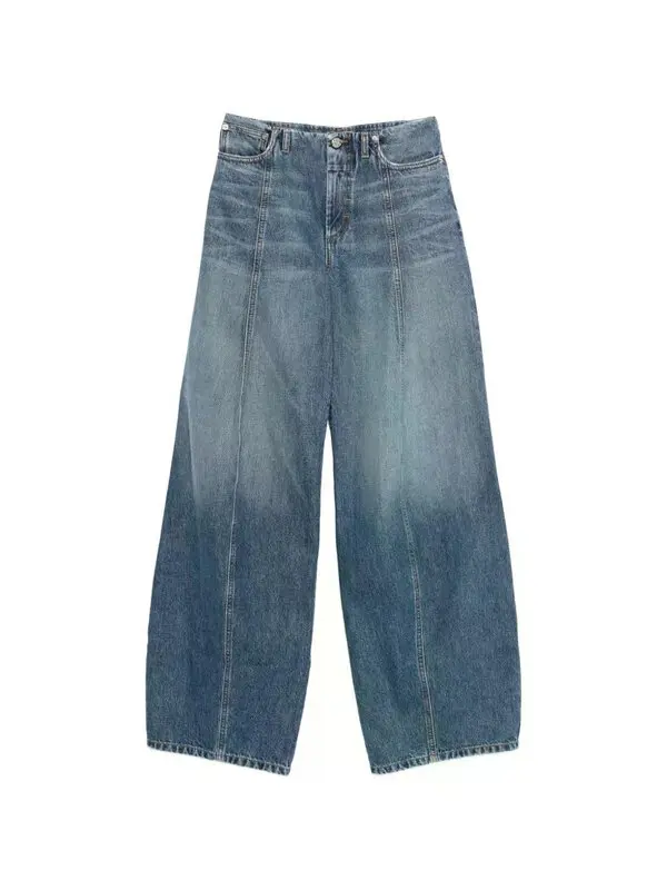 Sportmax Dora Wide Leg Jeans - Blue