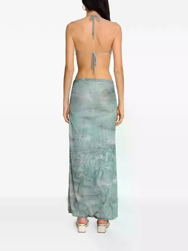 AMIR SLAMA X Jade Picon Cut-out Maxi Dress