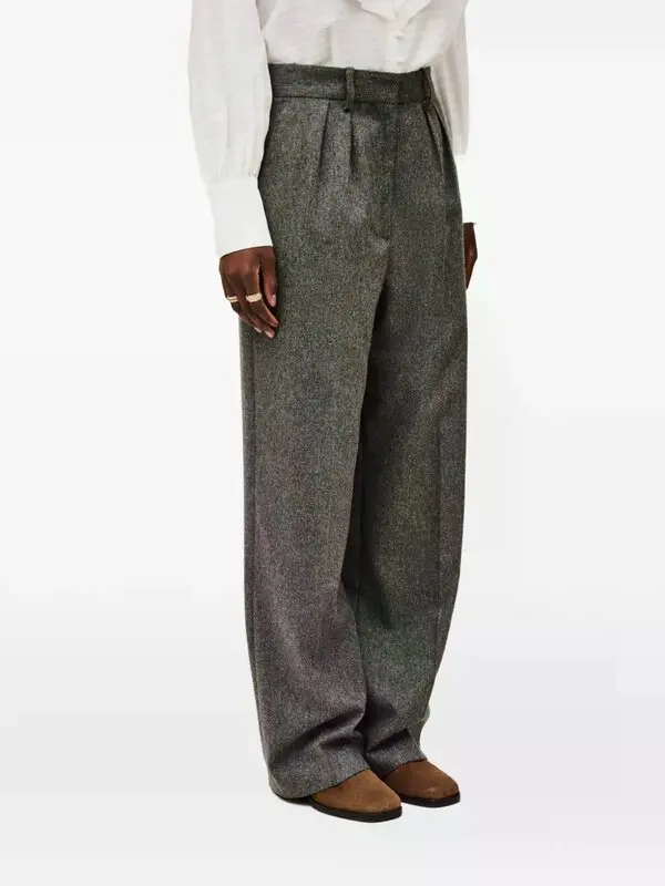 Ba&sh Wani Pleated Trousers - Grey