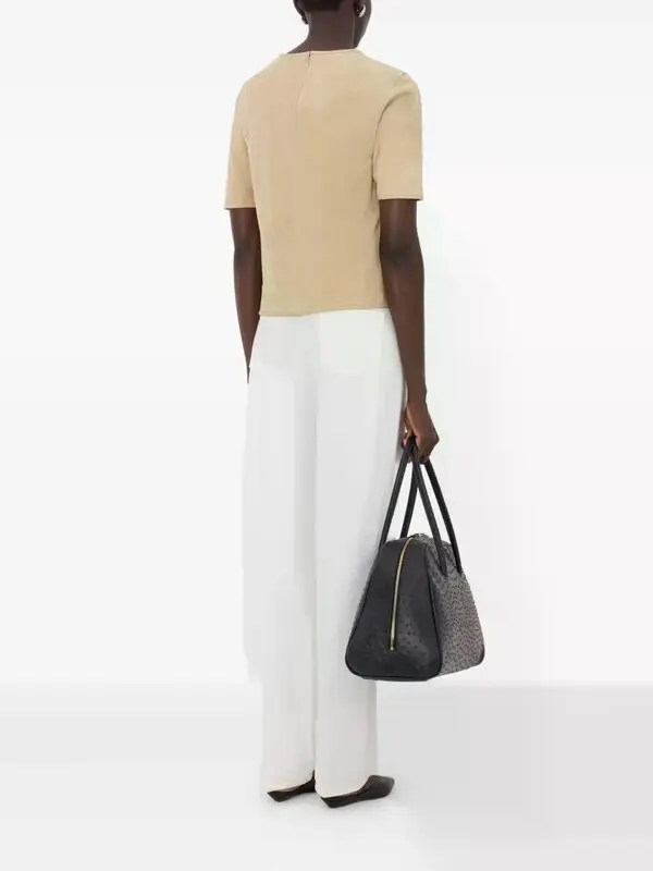 Loulou De Saison Zaida Short-sleeve Crew-neck T-shirt - Neutrals