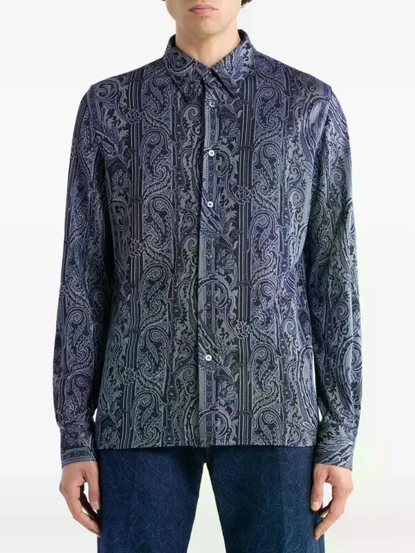 Etro Buttoned Paisley Shirt