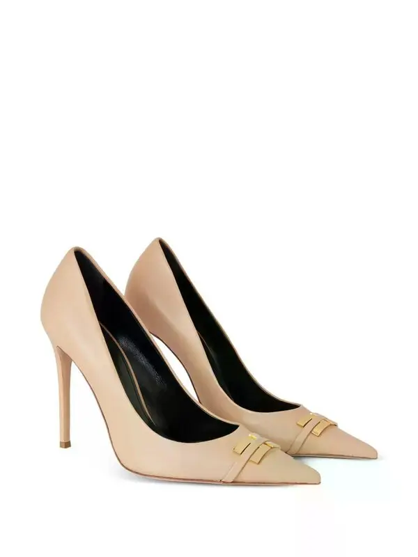 Elisabetta Franchi Logo Detail Stiletto Pumps