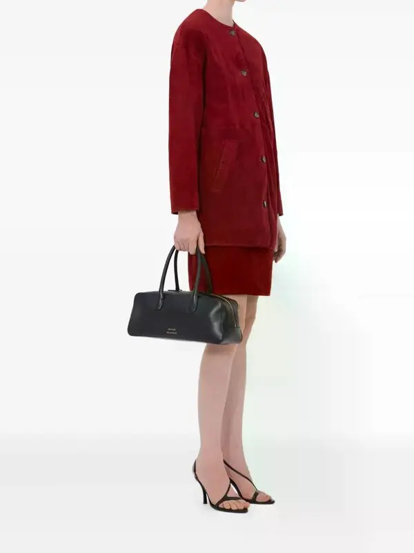 Loulou De Saison Single-breasted Suede Coat - Red