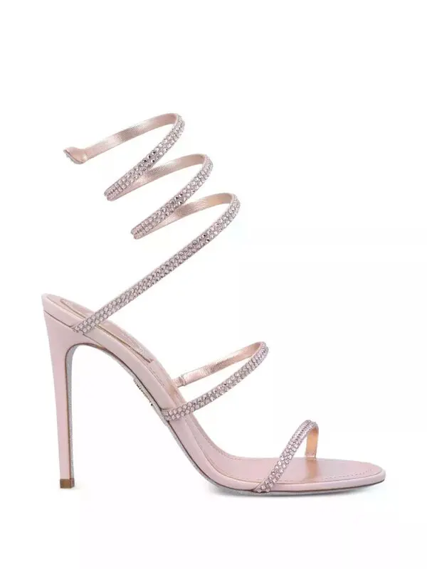 Rene Caovilla Cleo Rhinestone Spiral Pumps