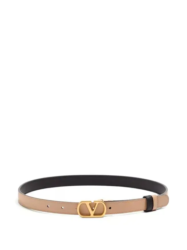 Valentino Garavani Vlogo Reversible Belt - Black