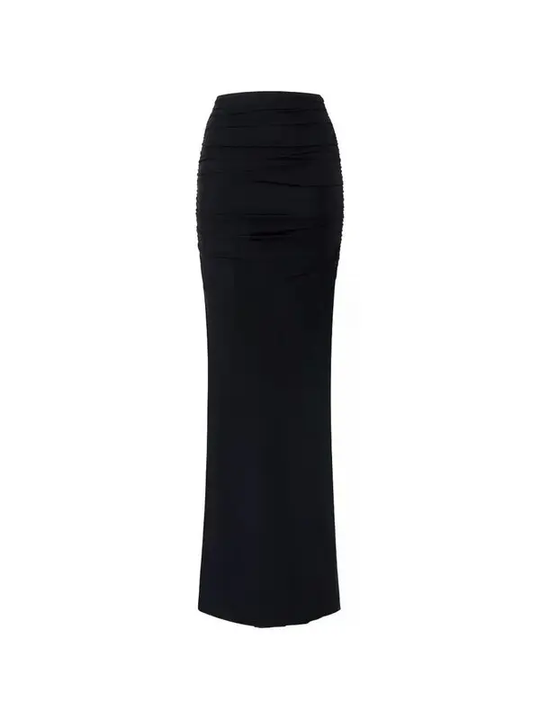 Elisabetta Franchi Draping Jersey Long Skirt