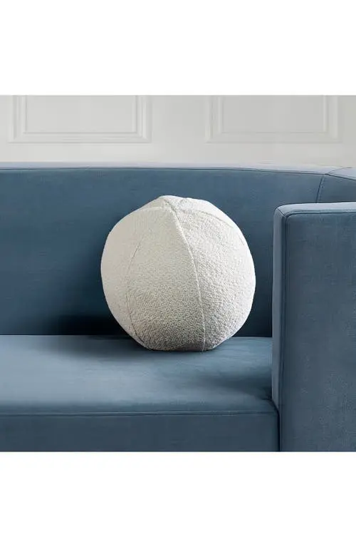 RENWIL Solan Round Bouclé Pillow