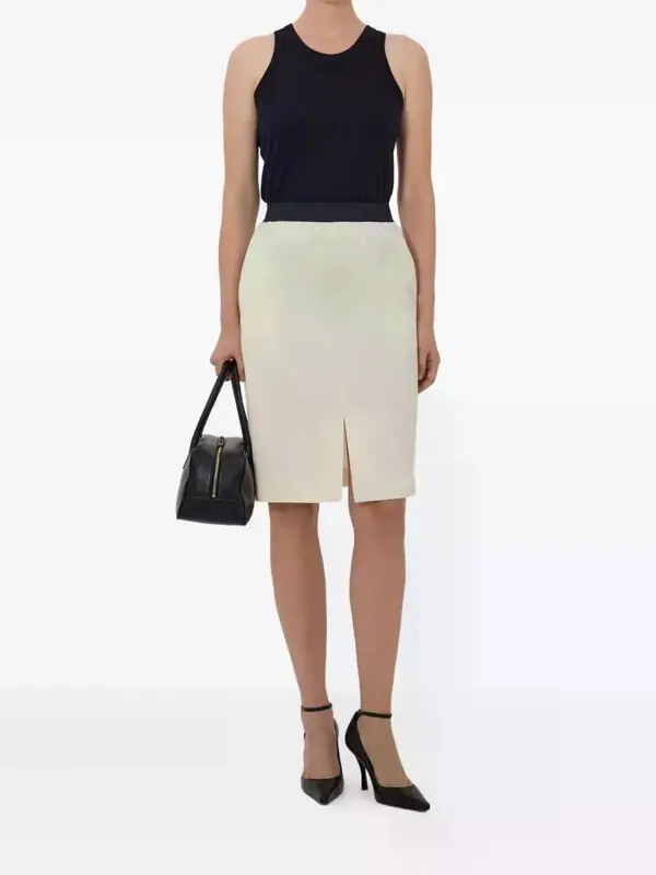Loulou De Saison Lima Elasticated-waist Skirt - Neutrals