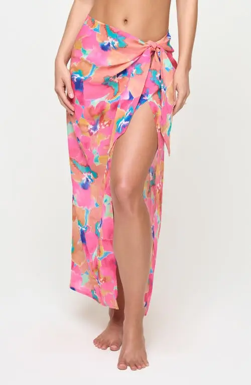 L*Space Portela Cover-up Sarong - Flower Play