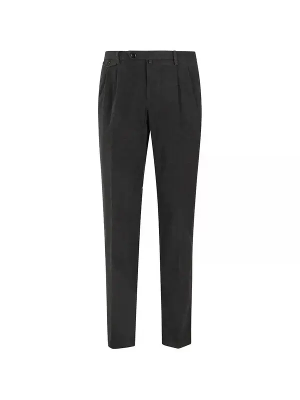 BRIGLIA 1949 Pleated Trousers With Side-pockets - Grey