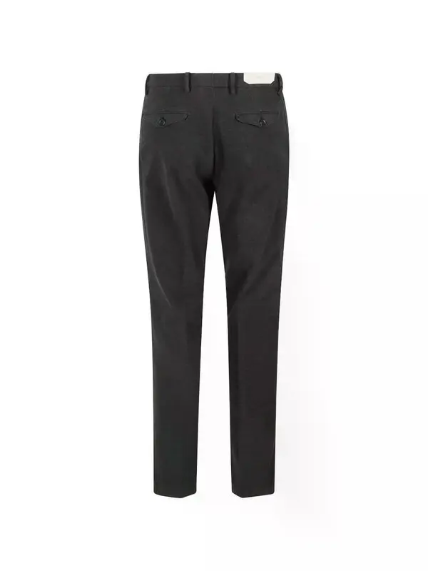 BRIGLIA 1949 Pleated Trousers With Side-pockets - Grey