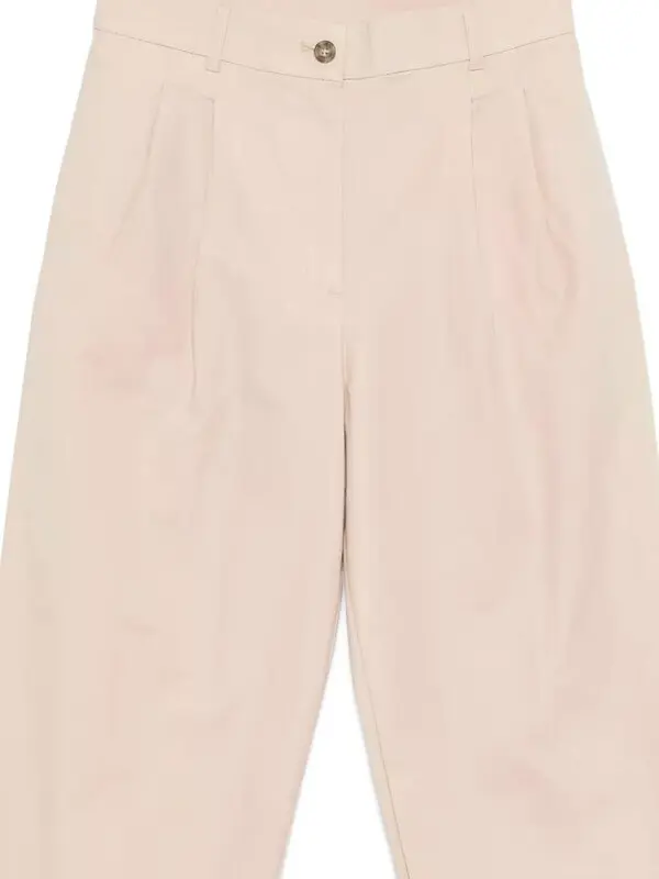 Calvin Klein Button Pleated Trousers