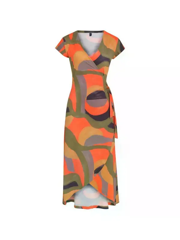LYGIA & NANNY Printed Wrap Dress