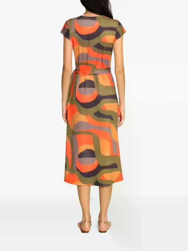LYGIA & NANNY Printed Wrap Dress