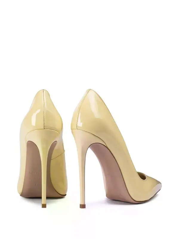 LE SILLA Eva Leather Pumps - Neutrals