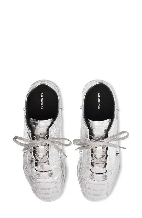 Balenciaga Zen City Metallic Sneakers - Silver/silver