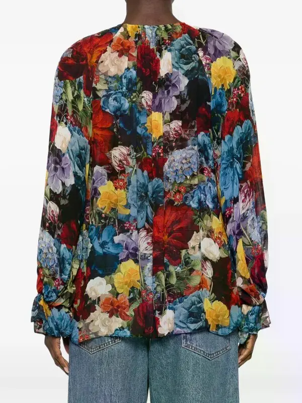 Alice + Olivia Josephine Blouse - Blue