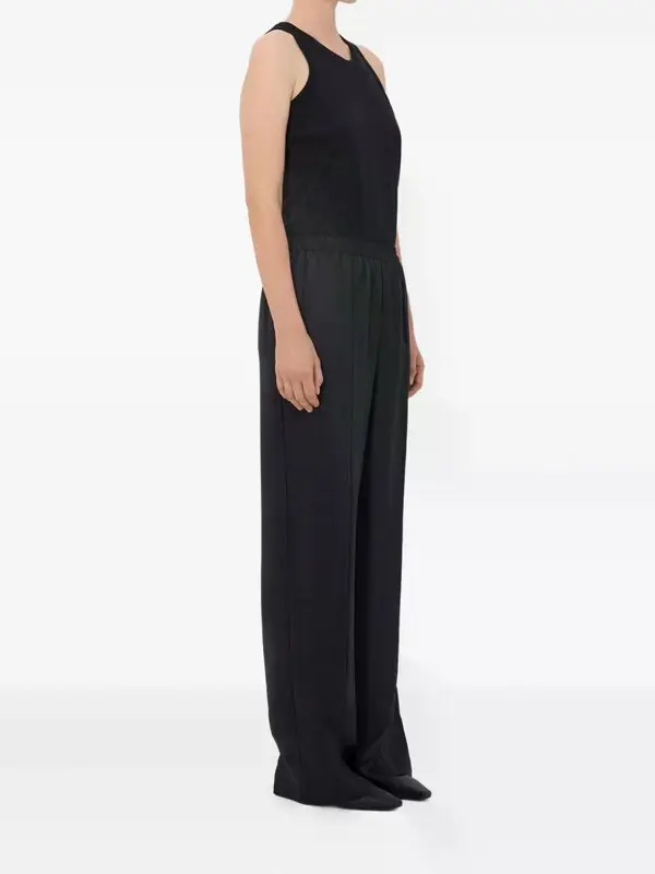 Loulou De Saison Lars Lace-stitch Trousers - Black
