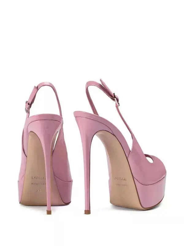 LE SILLA Uma Slingback Platform Pumps - Pink