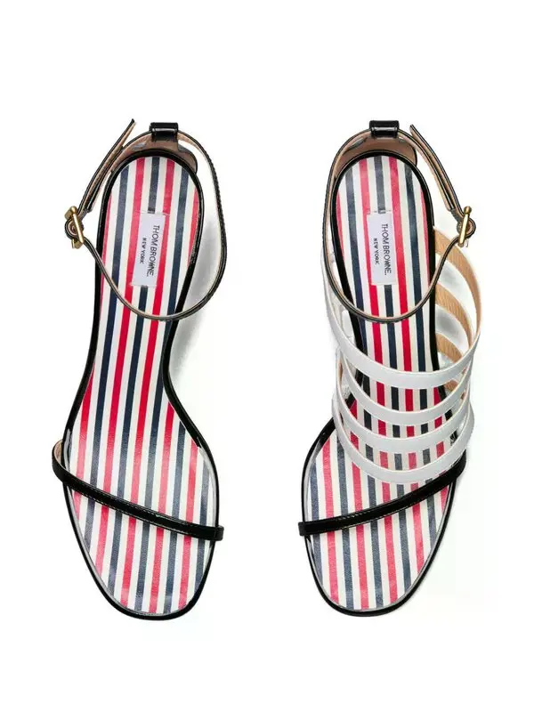 Thom Browne Stripe Detail Sandals