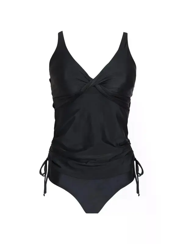 LYGIA & NANNY Luana Tankini With Twisted Detail - Black