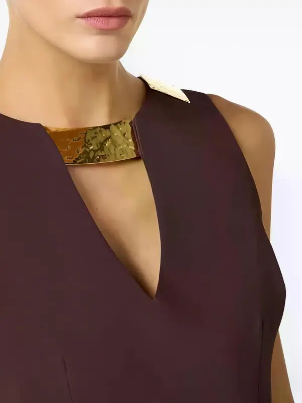 Elisabetta Franchi V-neck Sleeveless Top
