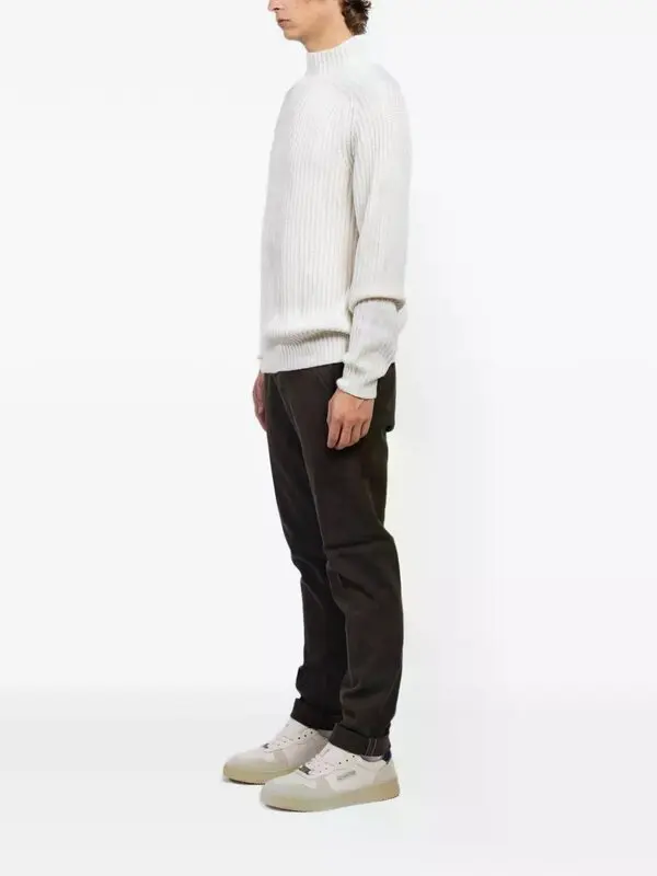 04651/TRIP IN A BAG Ribbed Mock-neck Sweater