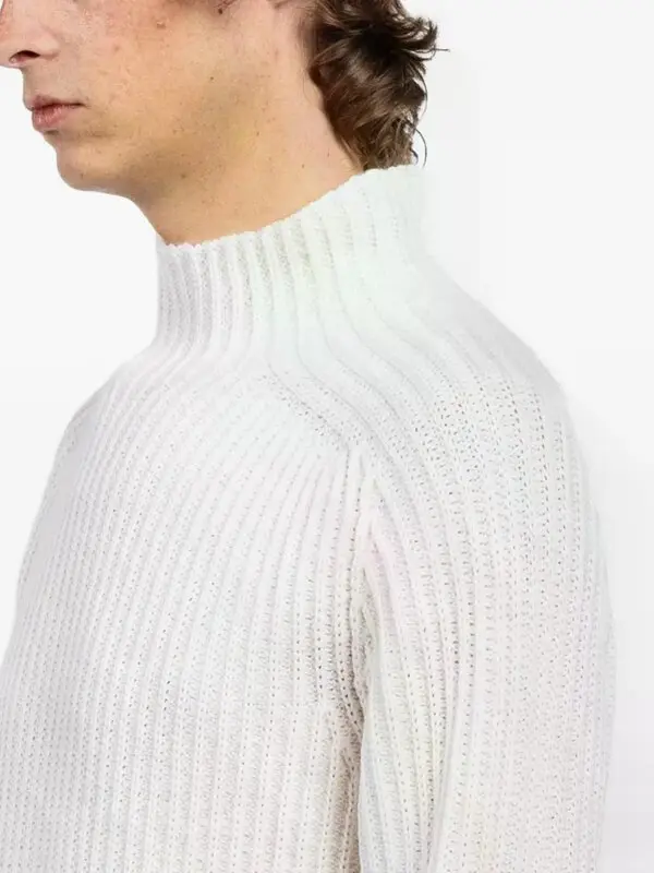 04651/TRIP IN A BAG Ribbed Mock-neck Sweater