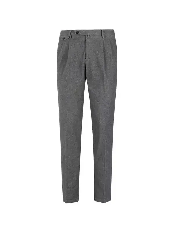 BRIGLIA 1949 Side-pockets Pleated Trousers - Grey