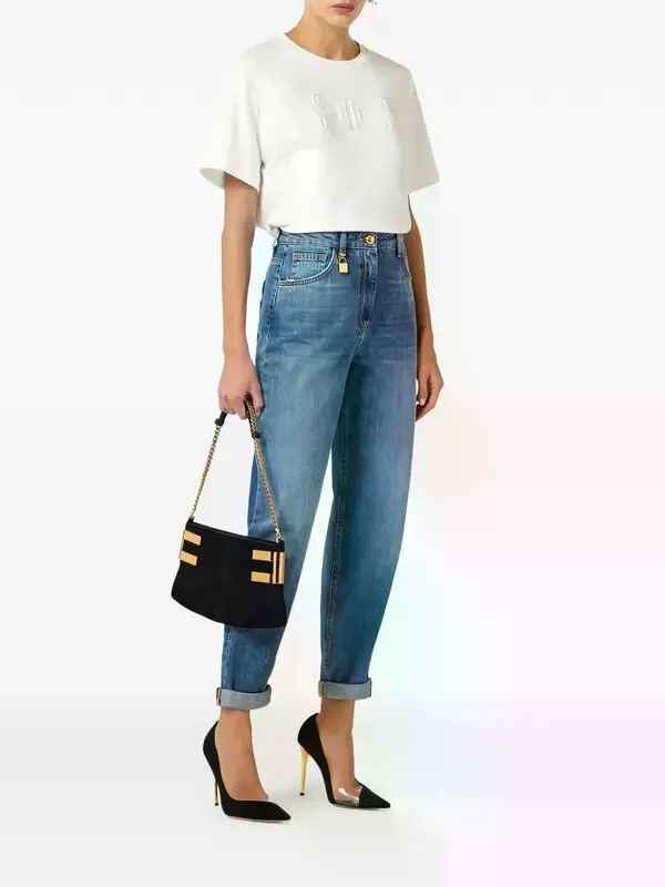 Elisabetta Franchi Padlock Balloon Jeans