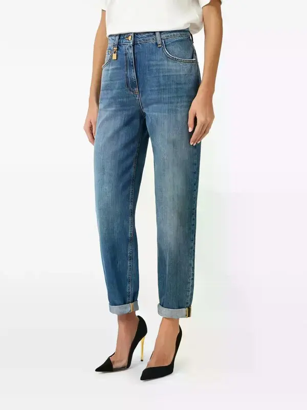 Elisabetta Franchi Padlock Balloon Jeans