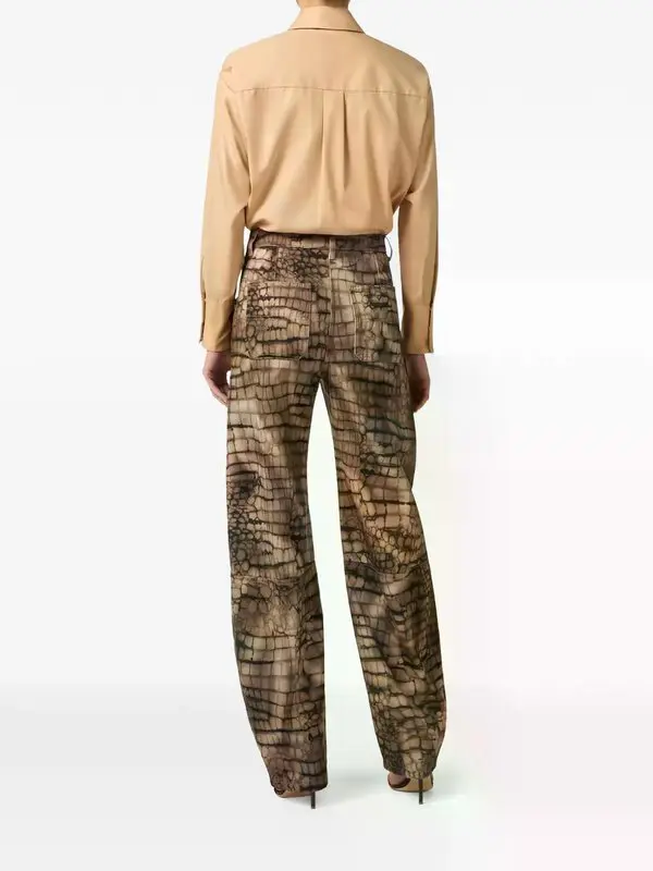 Elisabetta Franchi Cotton Shirt With Tie Detail - Neutrals