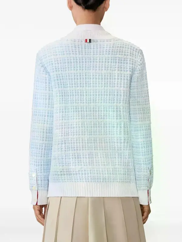 Thom Browne Tuck Stitch Elongated Cardigan