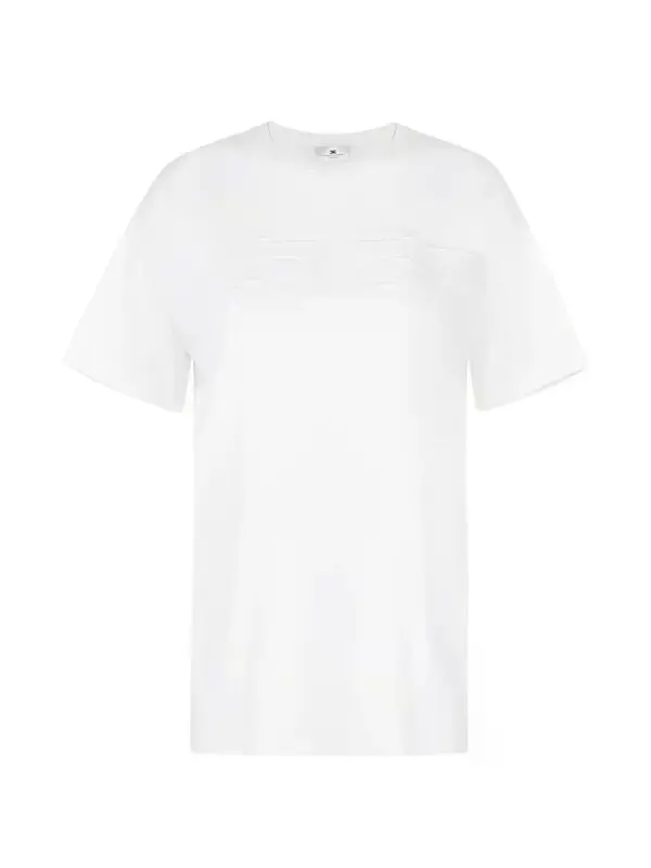 Elisabetta Franchi Jersey T-shirt With Embossed Logo