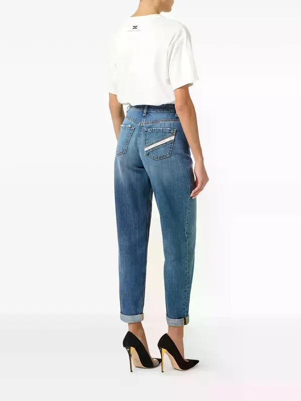 Elisabetta Franchi Jersey T-shirt With Embossed Logo