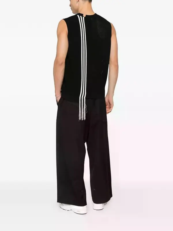 Y3 Gfx Knit Tank Top - Black